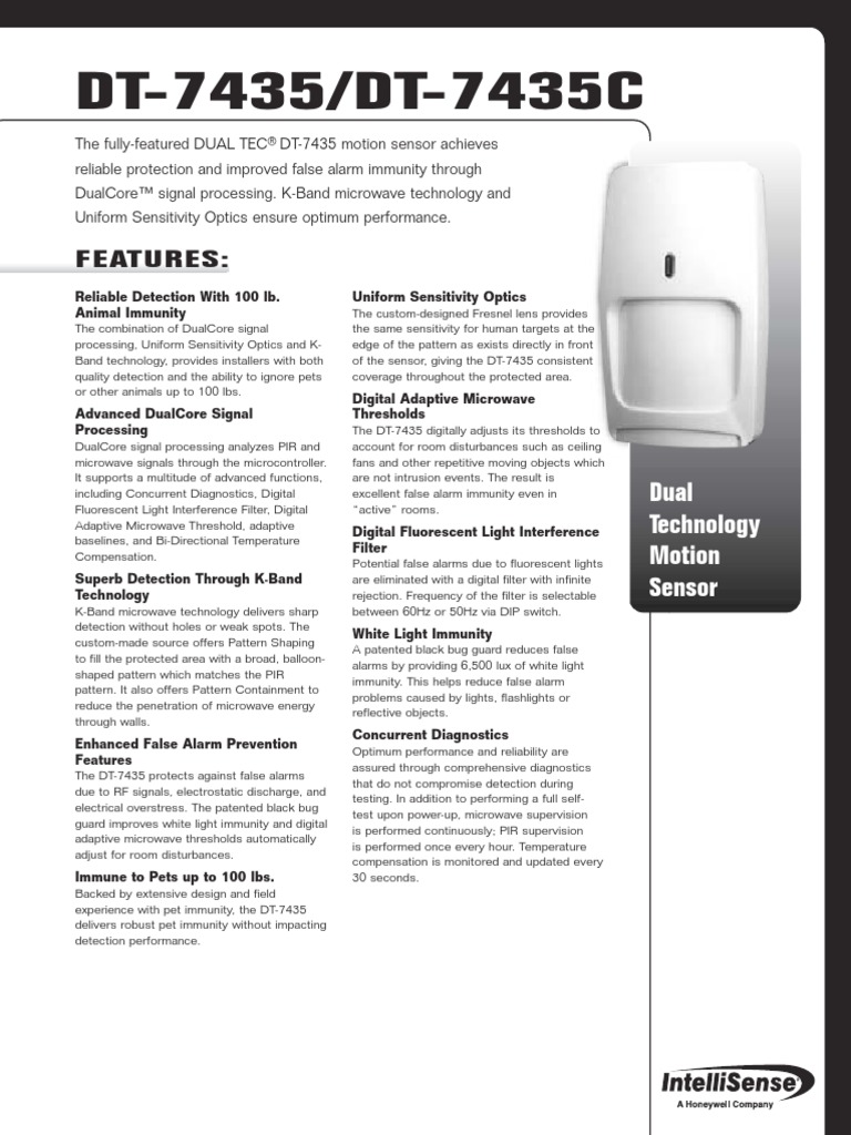 DT-7435/DT-7435C: Features | PDF | Microwave | Optics