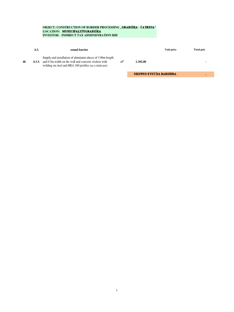 Sound Barrier Installation Details | PDF