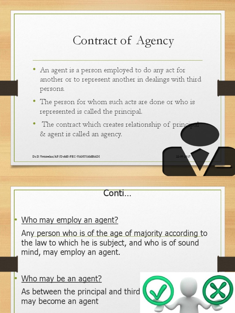Creation of Agency | PDF | Law Of Agency | Ratification