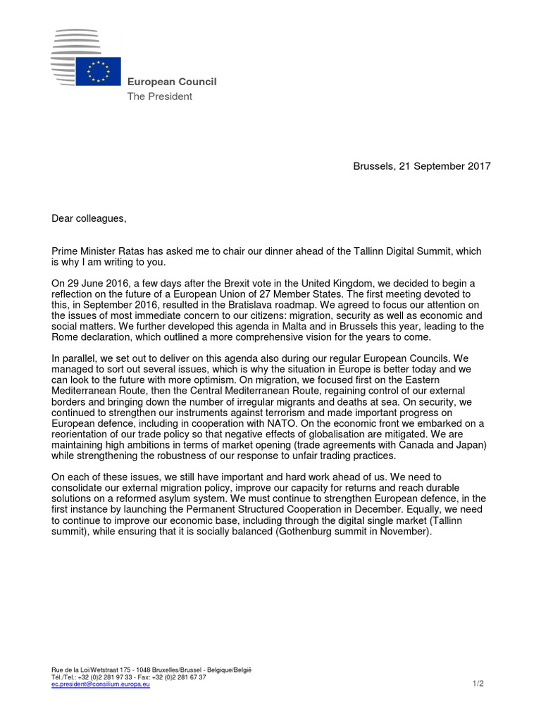 EU Council Agenda: Migration, Security, Economy | PDF | European ...