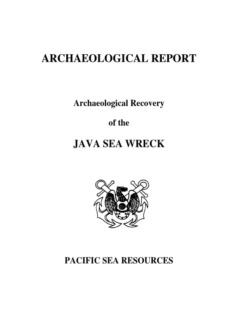Archaeological Report: Java Sea Wreck | PDF | Pottery | Strait Of Malacca
