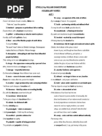 Julius Caesar Vocabulary All Acts | PDF | Philosophy | Law