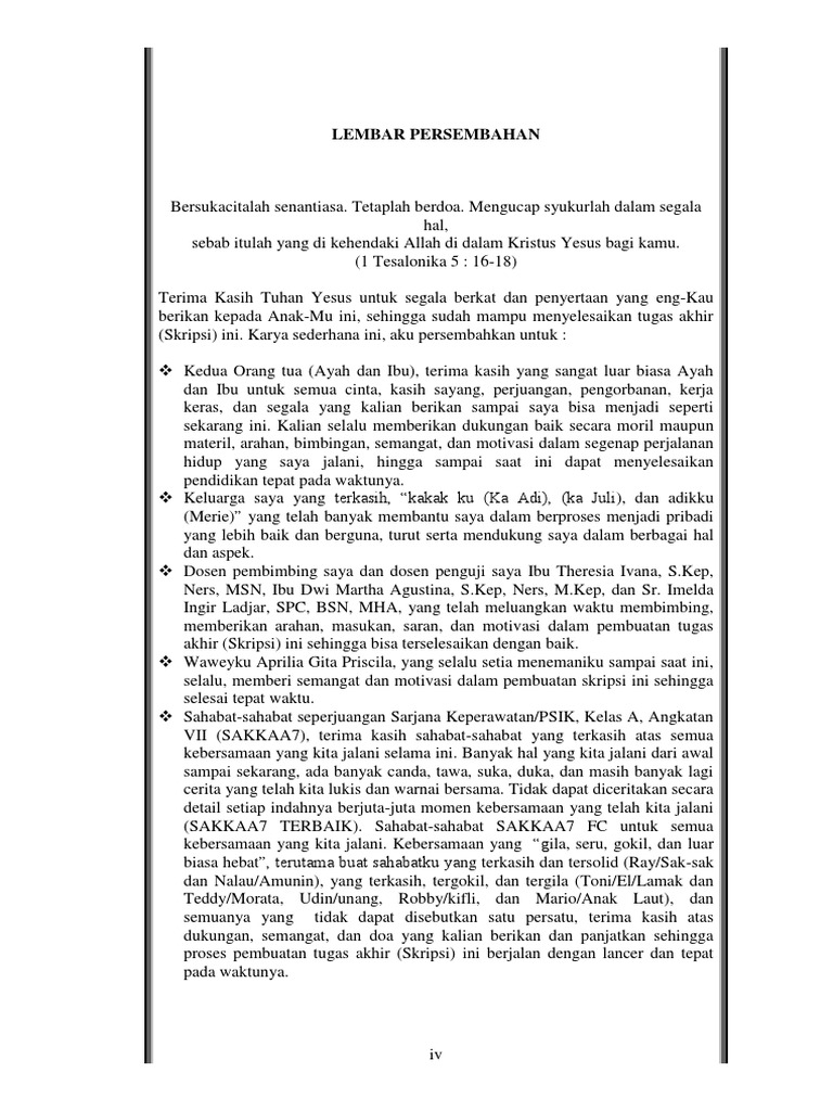 Lembar Persembahan | PDF