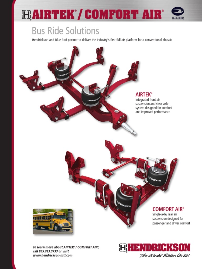 Bus Ride Solutions: Airtek / Comfort Air | PDF | Suspension (Vehicle ...