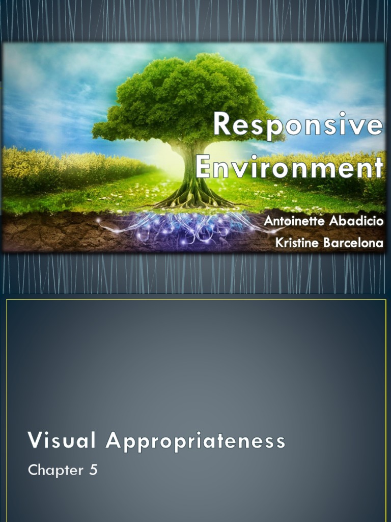 Responsive Environment By: Ian Bentley | PDF | Senses | Perception