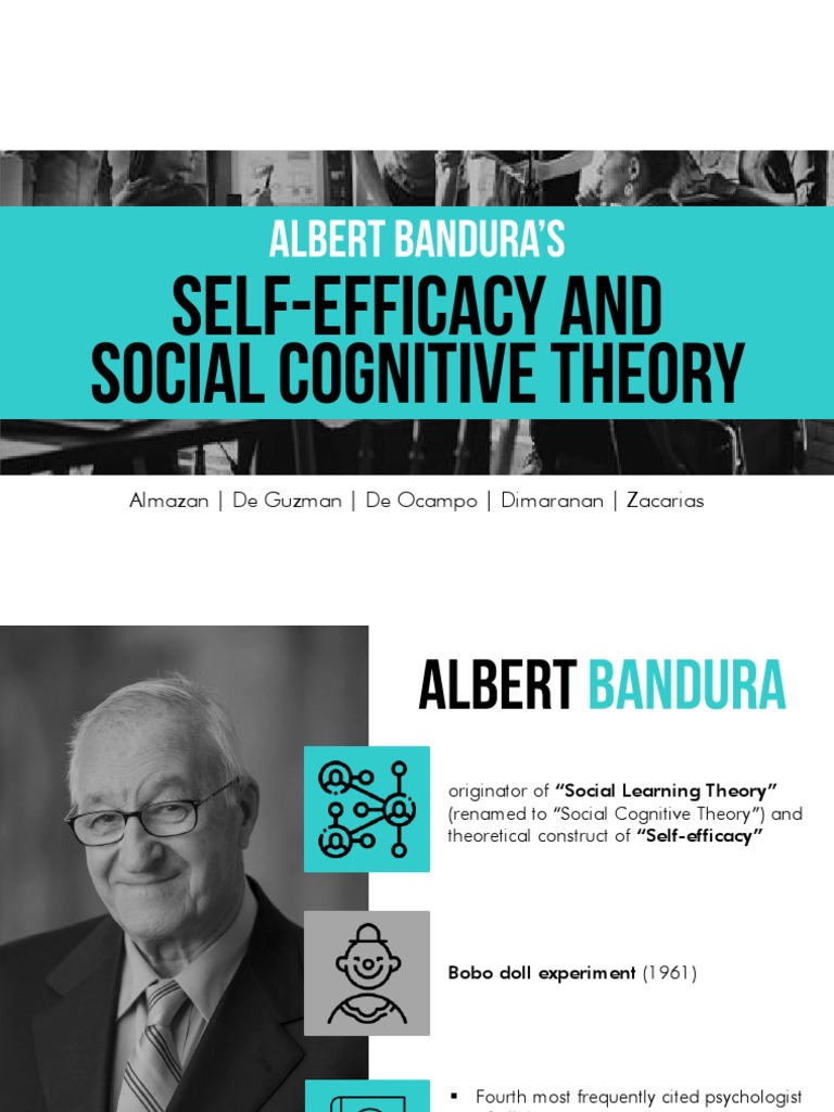 Self Efficacy and Social Cognitive Theory | PDF | Self Efficacy ...
