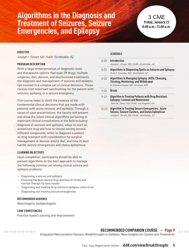 Algorithms and Breakthroughs in Epilepsy Diagnosis and Treatment | PDF ...