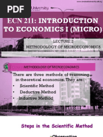 Methods of Economic Analysis - Inductive and Deductive | PDF ...