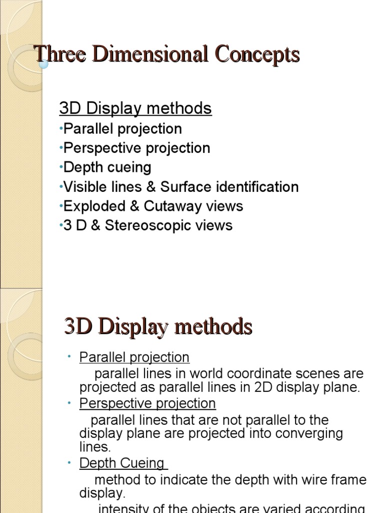Three Dimensional Concepts | PDF | Euclidean Vector | Rotation