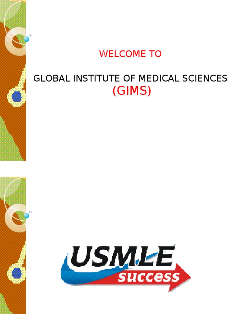 GIMS Presentation - USMLE Coaching Pattern | PDF | United States ...