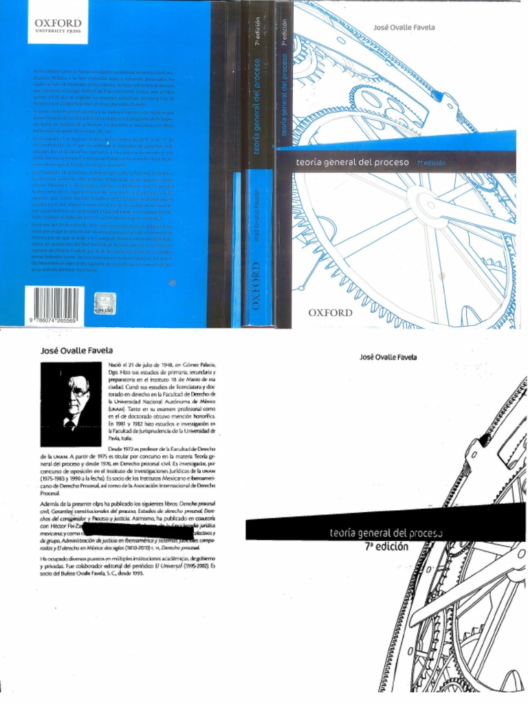 Teoria General Del Proceso Jose Ovalle Favela Pdf