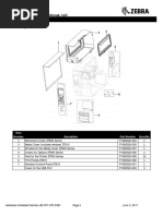 Zebra ZT400 Series Parts Manual | PDF | Belt (Mechanical) | Printer ...