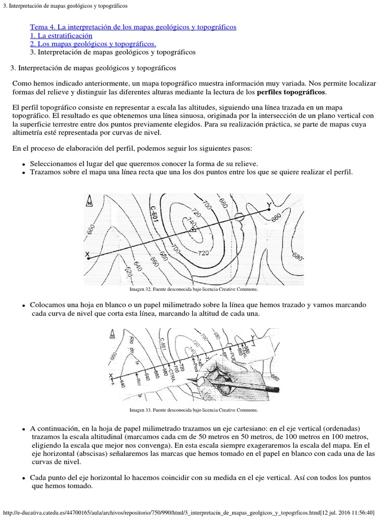 Interpretación de Mapas Geológicos | PDF | Topografía | Mapa