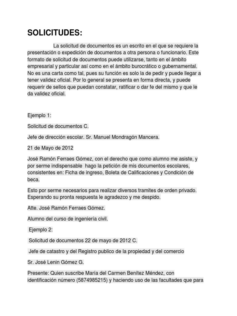 Modelos de Documentos Administrativos