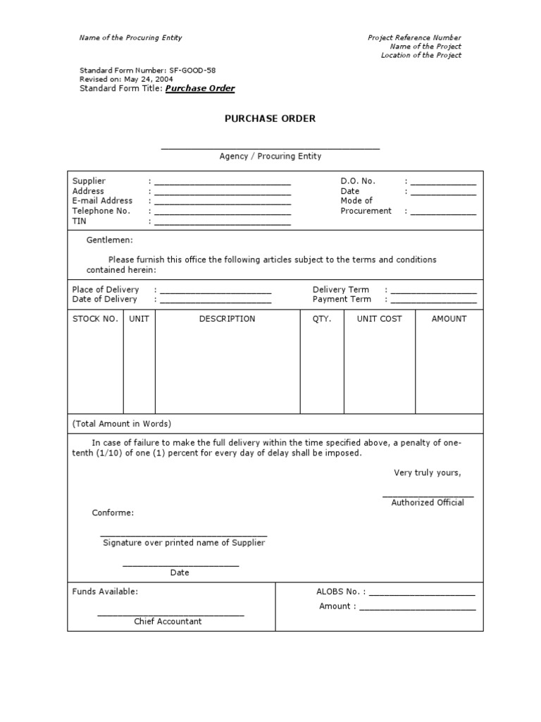 Signed Purchase Order Guidelines | PDF | Value Added Tax | Taxes