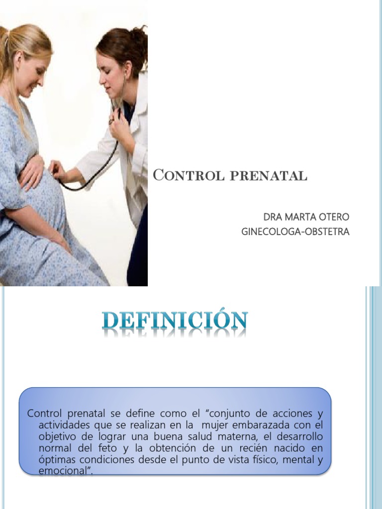 Control Prenatal | PDF | El embarazo | Parto