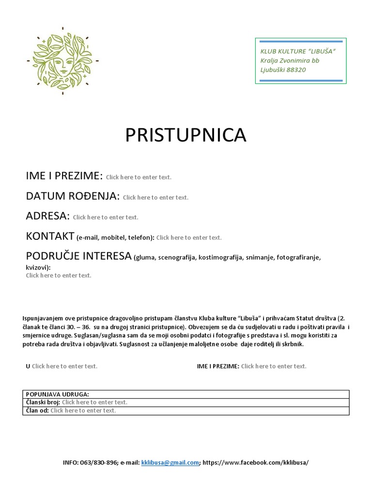 PRISTUPNICA 5a | PDF