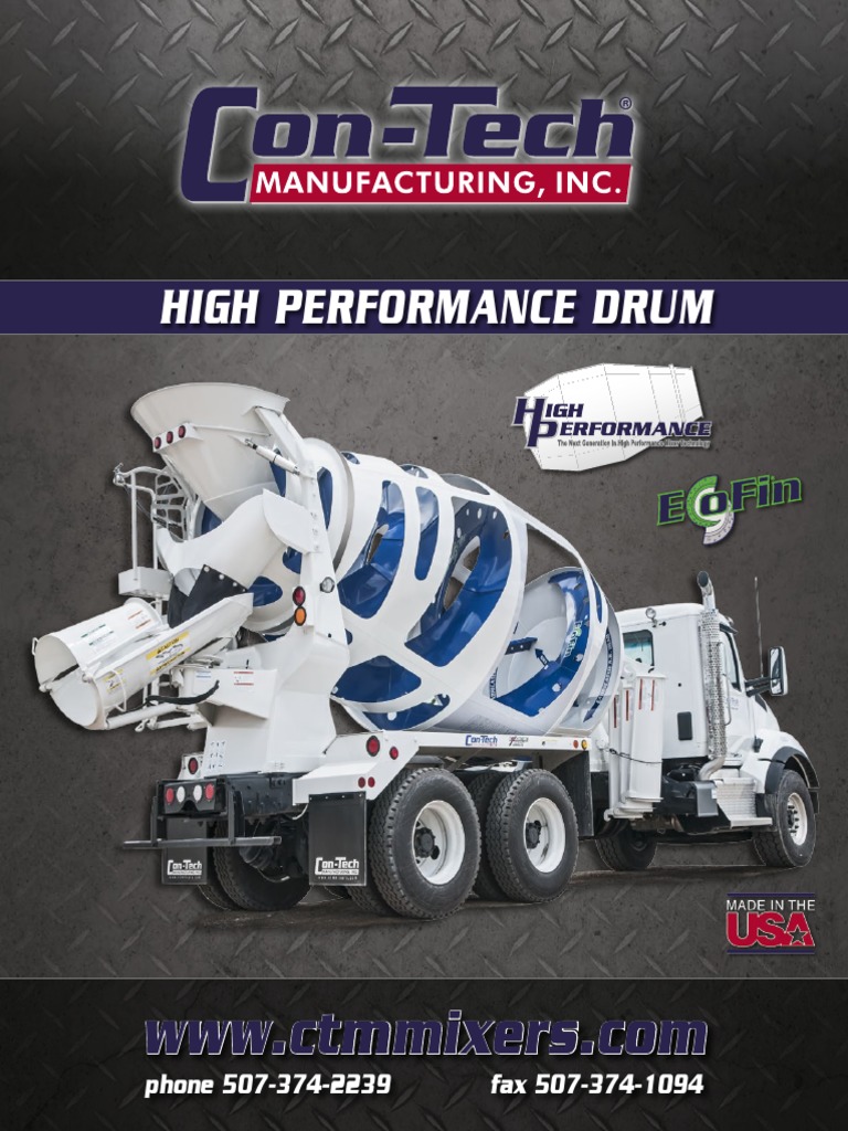 2017 Con-Tech HP Drum Brochure | PDF | Industries | Nature