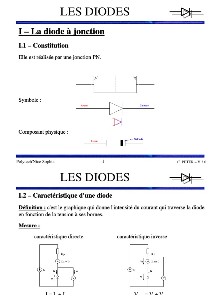 3 Diodes PDF | PDF | Diode | Diode électroluminescente