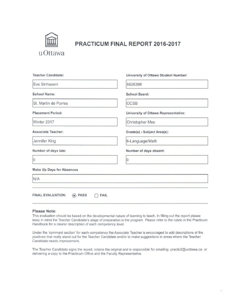 Practicum Final | PDF