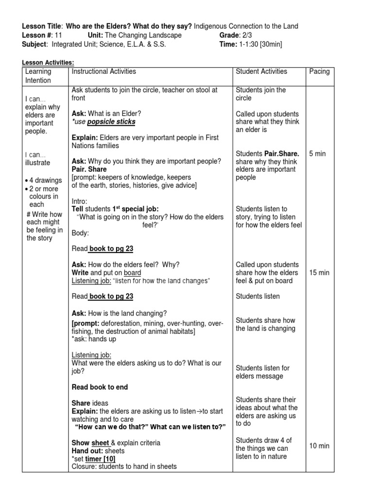 The Elders Are Watching Lesson11 | PDF | Educational Psychology | Learning