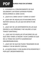 10° Paso AA | PDF | Programa de doce pasos | Oración