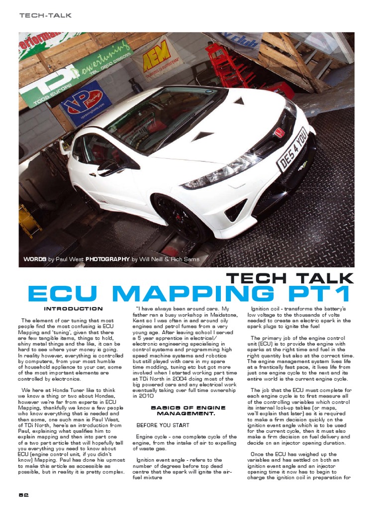 Ecu Mapping | PDF | Throttle | Turbocharger