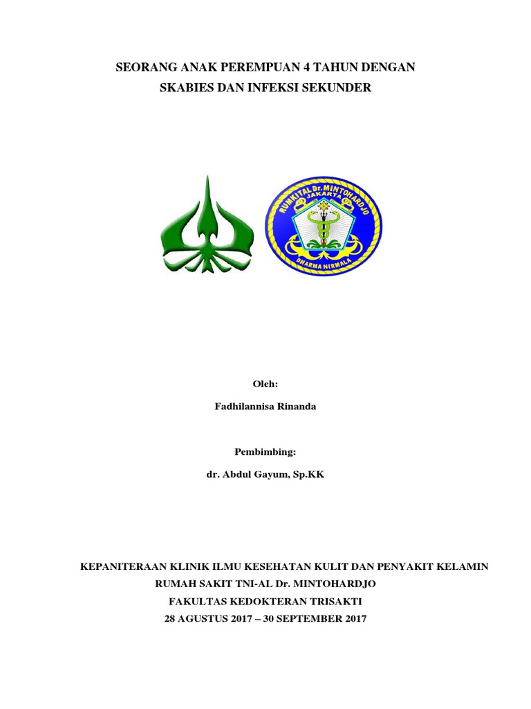 CR Skabies Dengan Infeksi Sekunder DR Gayum | PDF