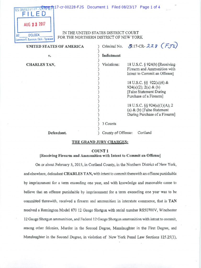 Charlie Tan Indictment | PDF | Technology & Engineering