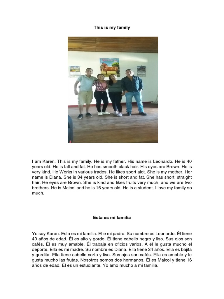 This Is My Family | PDF