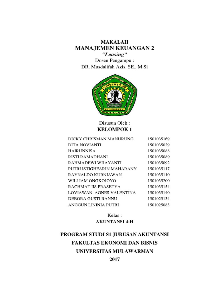 Panduan Lengkap Leasing untuk Usaha | PDF