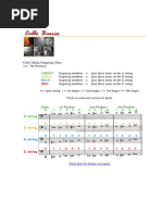 Cello Fingerboard Note Guide | PDF