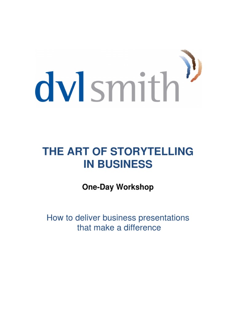Storytelling Workshop Overview | PDF | Emergence | Research Methods