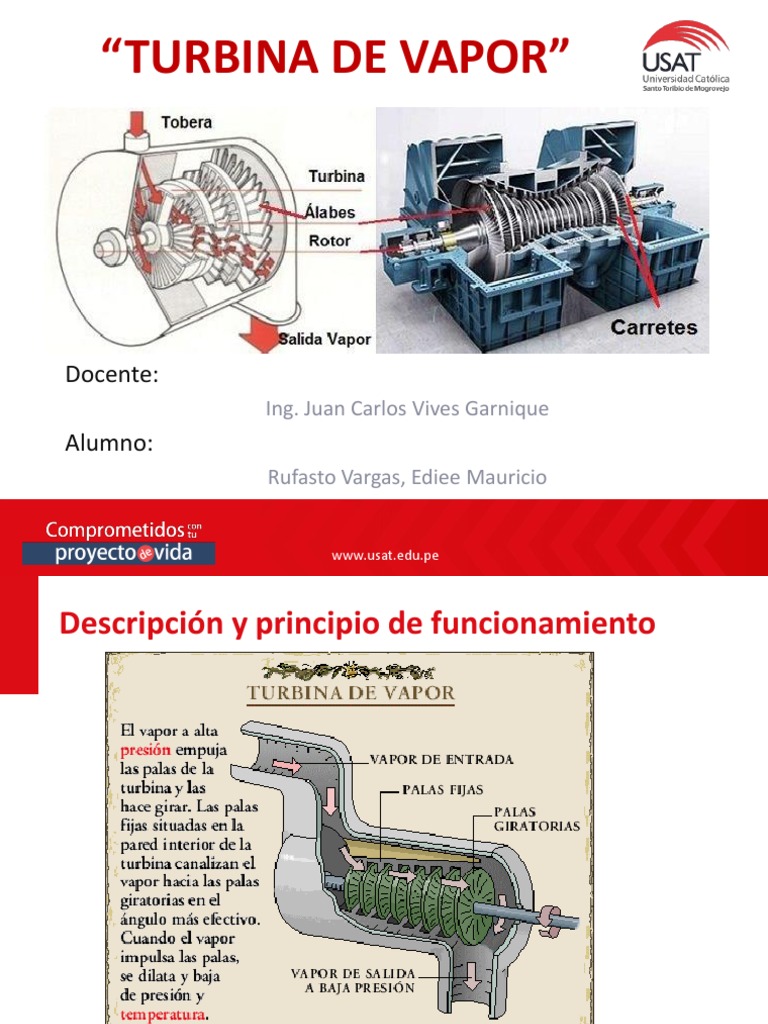 Turbina de Vapor | Turbina | Ingeniería mecánica