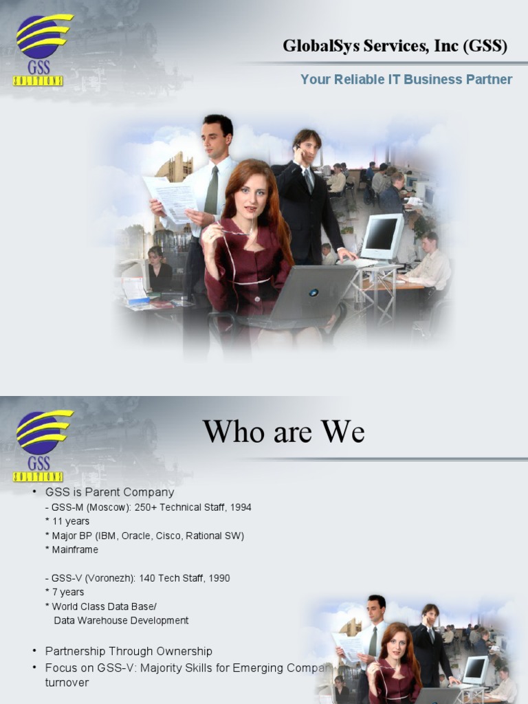 Globalsys Services, Inc (GSS) : Your Reliable It Business Partner | PDF ...