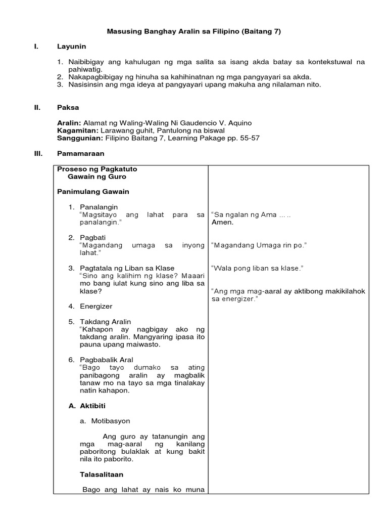 Alamat NG Waling Waling | PDF