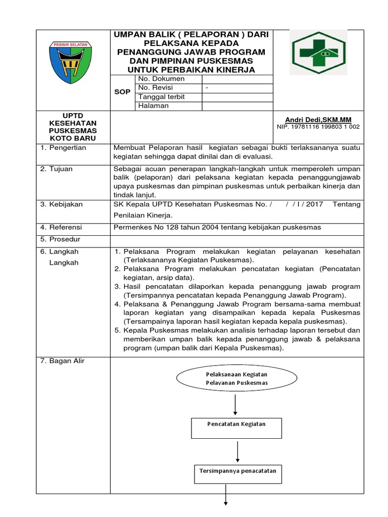 2.3.9.3 Sop Umpan Balik Baru | PDF