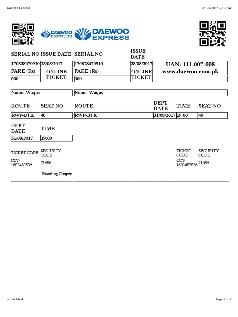 Daewoo Express PDF | PDF