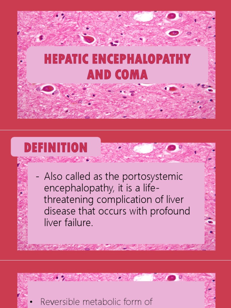 Hepatic Encephalopathy and Coma | PDF | Cirrhosis | Coma
