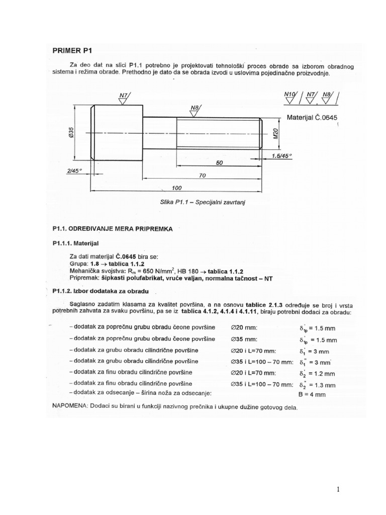 Primjer Struganje | PDF