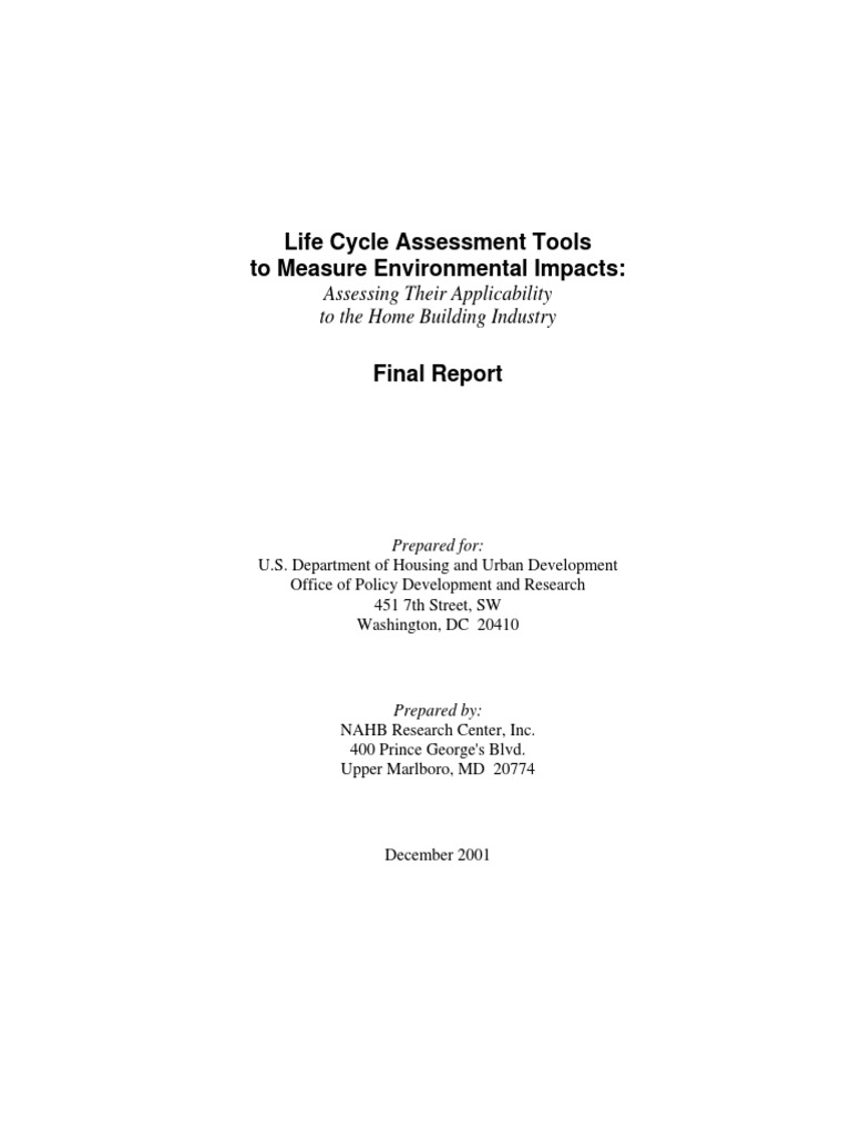 Life Cycle Assessment Tools | Download Free PDF | Life Cycle Assessment ...