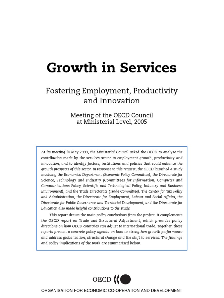 Growth Of Service Industry Pdf Innovation Globalization