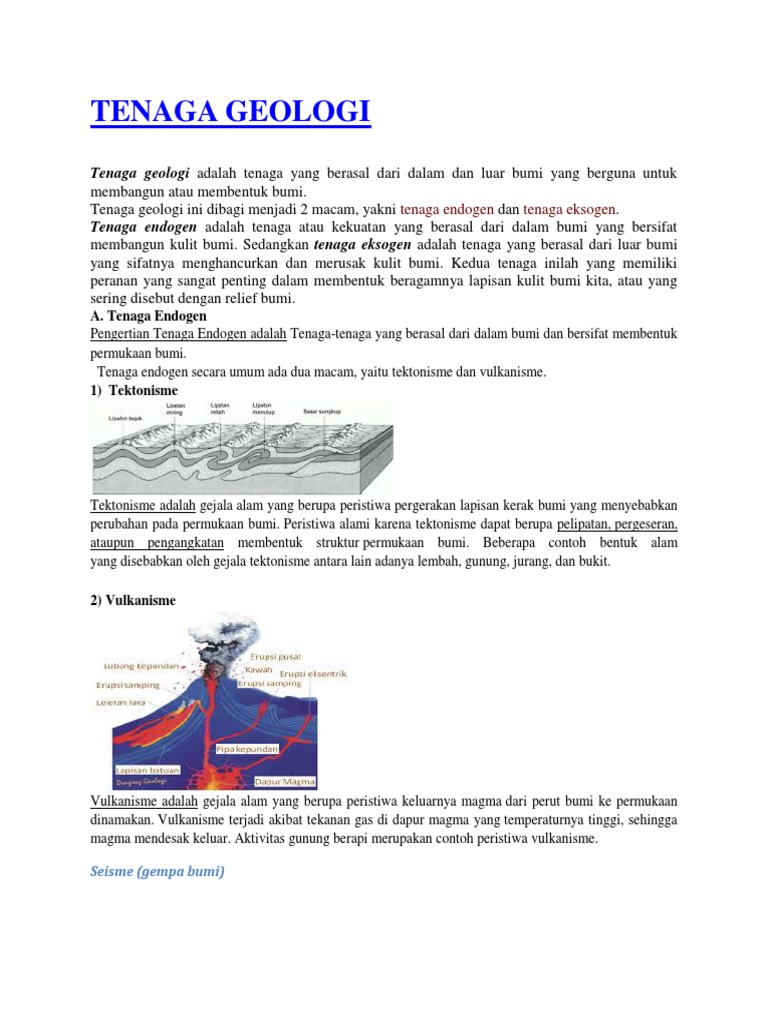 Tenaga Geologi | PDF