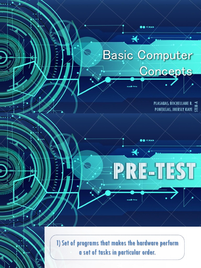 Basic Computer Concepts | PDF | Computer Data Storage | Operating System