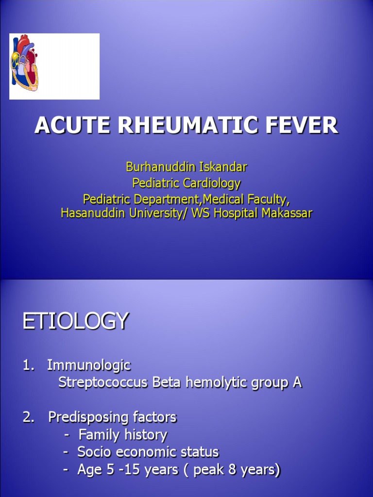 Acute Rheumatic Fever | PDF | Heart Valve | Heart Failure