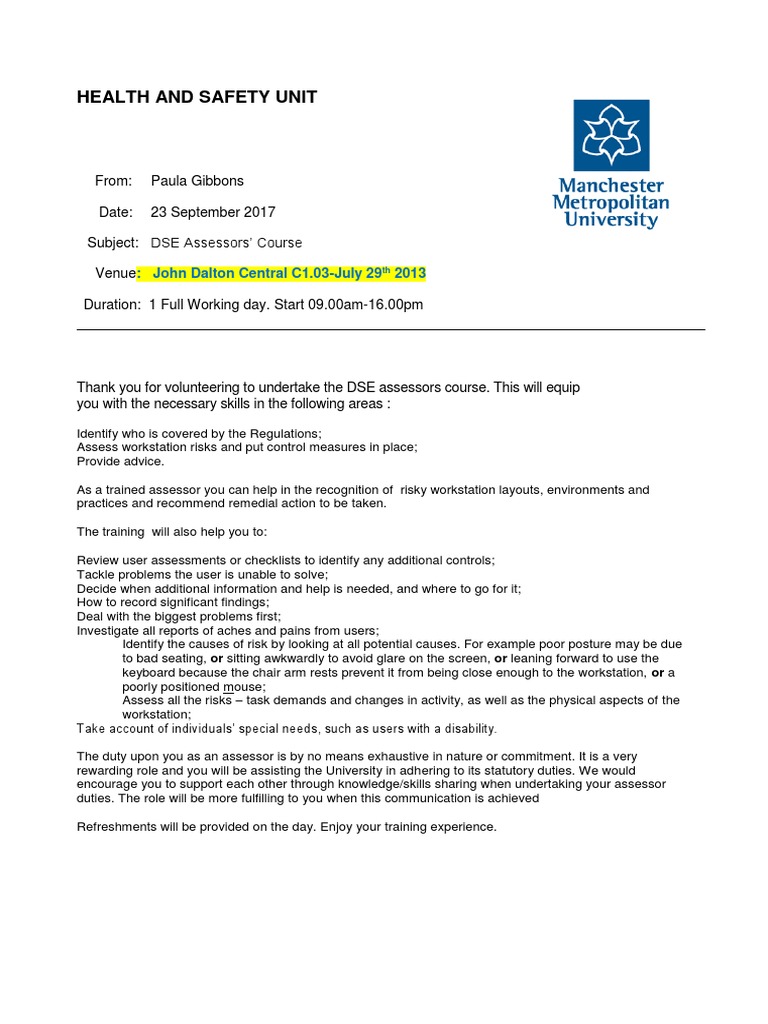 Dse Training Template | PDF