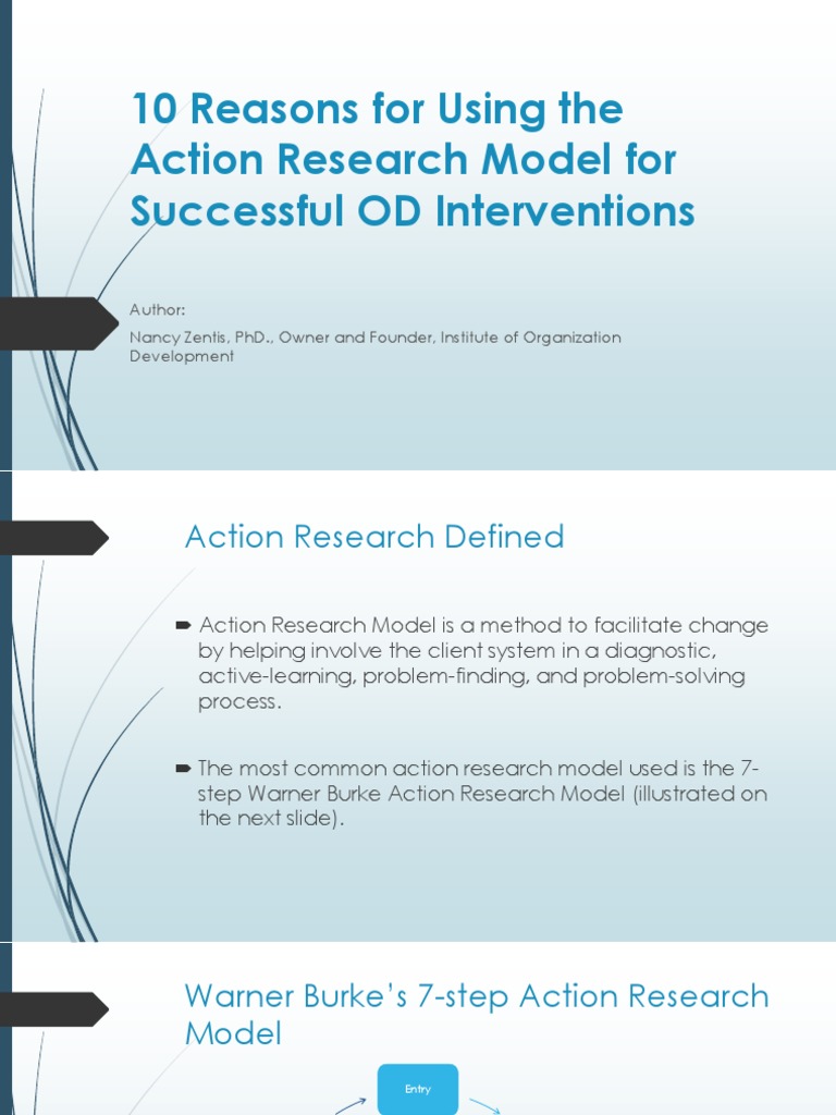 10 Reasons for Using the Action Research Model | Action Research ...