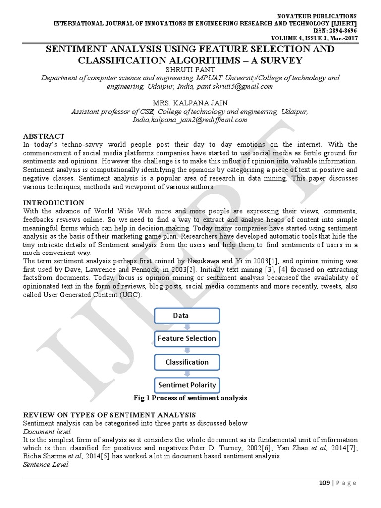 Sentiment Analysis | PDF | Support Vector Machine | Machine Learning
