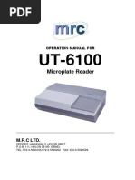 miniiSED Operator's Manual (English) | PDF | Blood | Medical Specialties