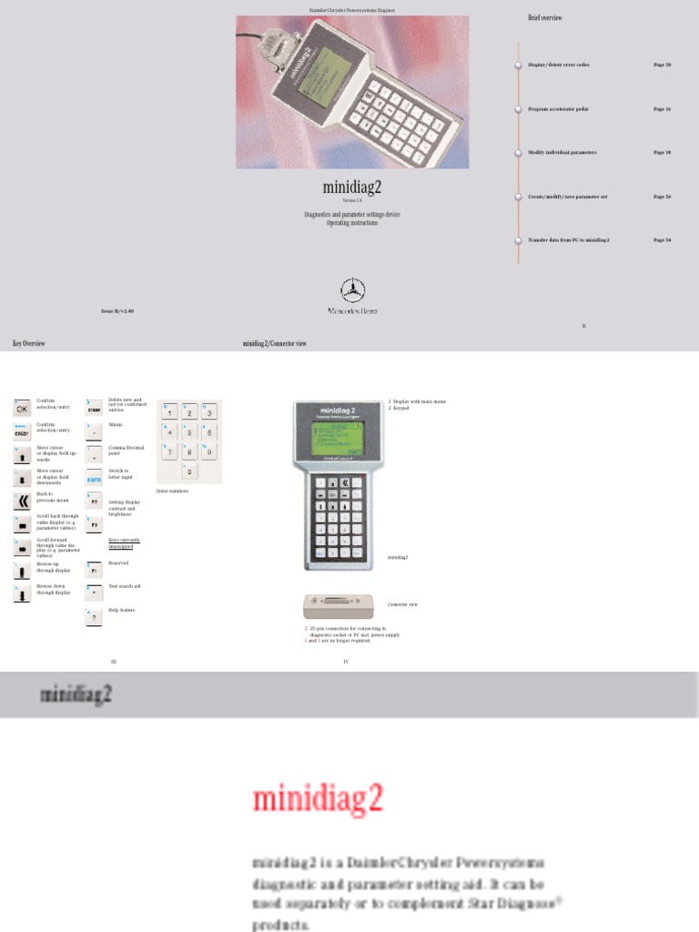 Minidiag2 E | PDF | Throttle | Parameter (Computer Programming)
